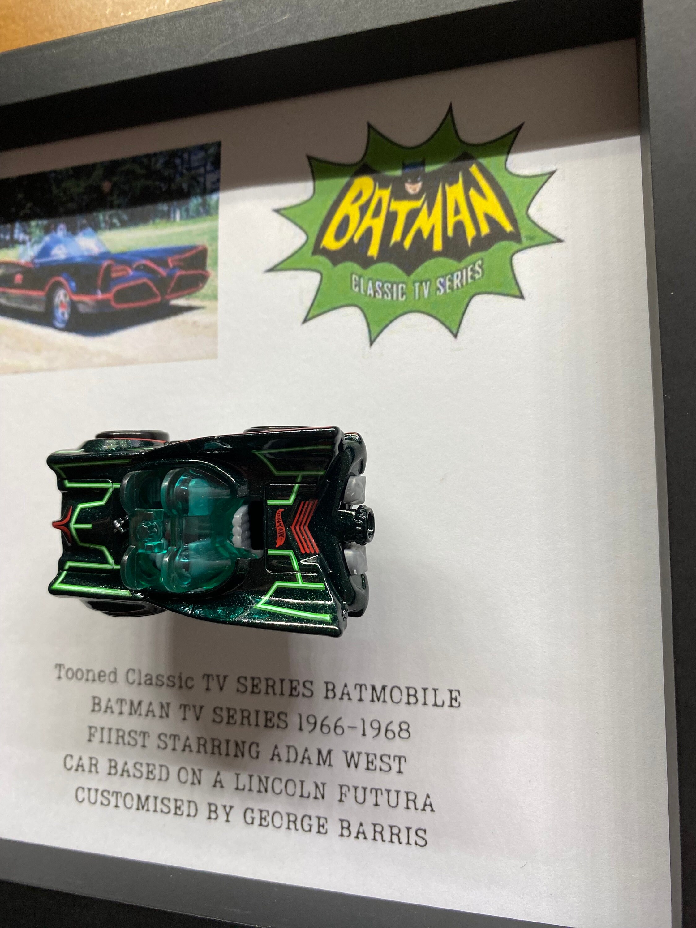 Batmobile Classic TV Series | Gifts for Him | Hot Wheels Display ...