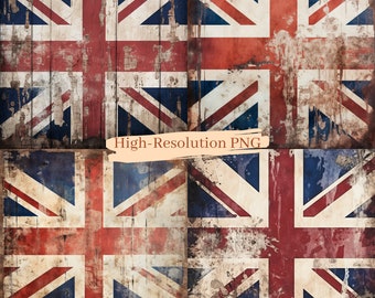 Watercolor Union Jack Design - Artistic Interpretation of the UK Flag ...