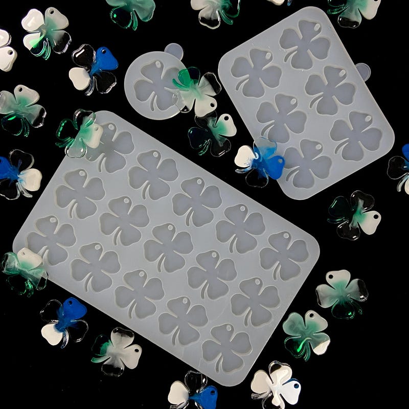 4 Leaf Clover Silicone Mould - Etsy