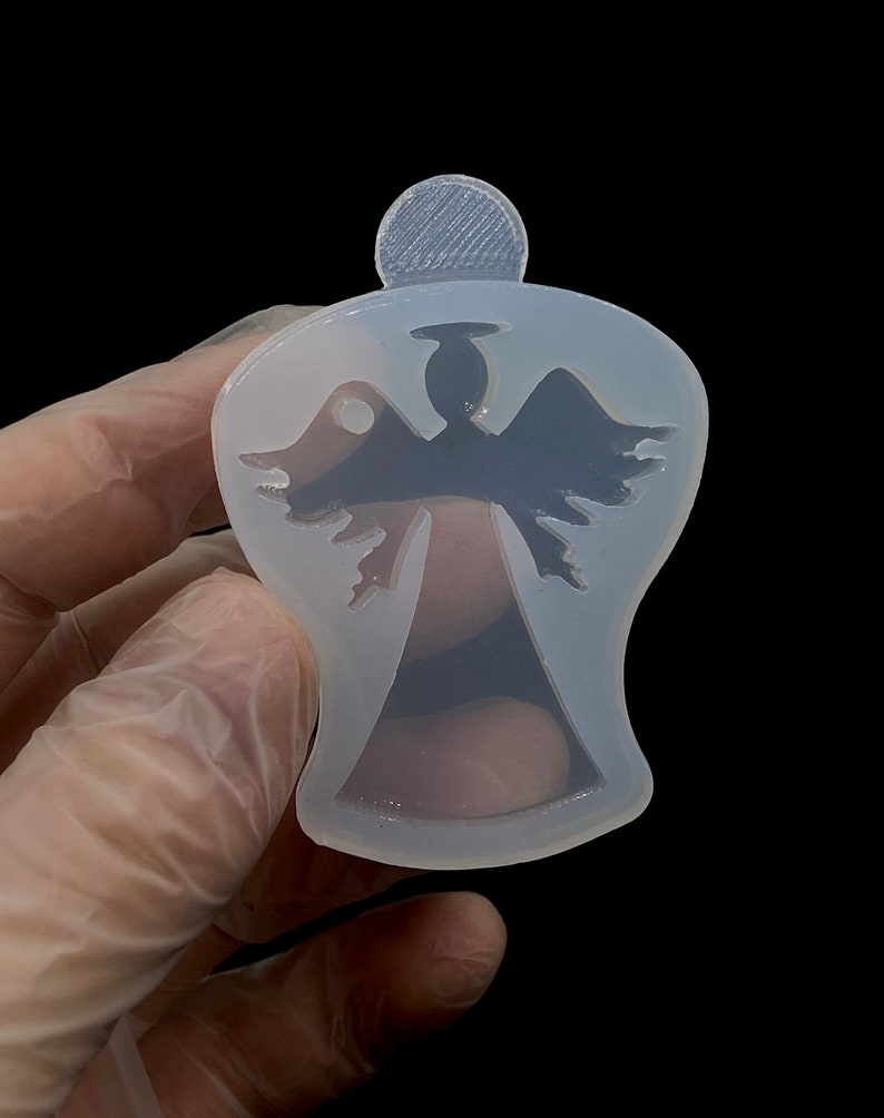 Angel Silicone Mold. 1 / 6 / 12 Pieces in 1 Mold. & for Resin Keychain ...
