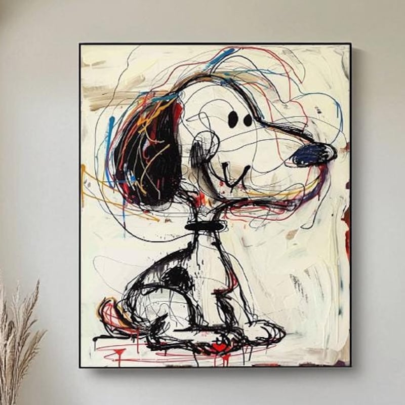 Snoopy Wall Art - Etsy