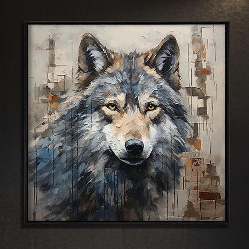 Wolf Portrait - Etsy