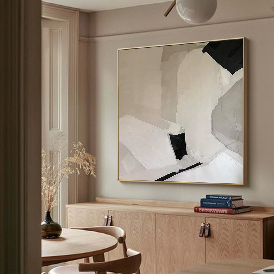 Beige Wabi-sabi Wall Art Beige Abstract Art Beige Wall Art Beige ...