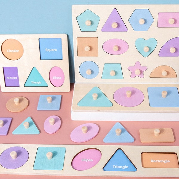 Geometric Puzzle - Etsy