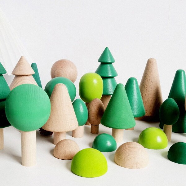 Wood Tree Toy - Etsy