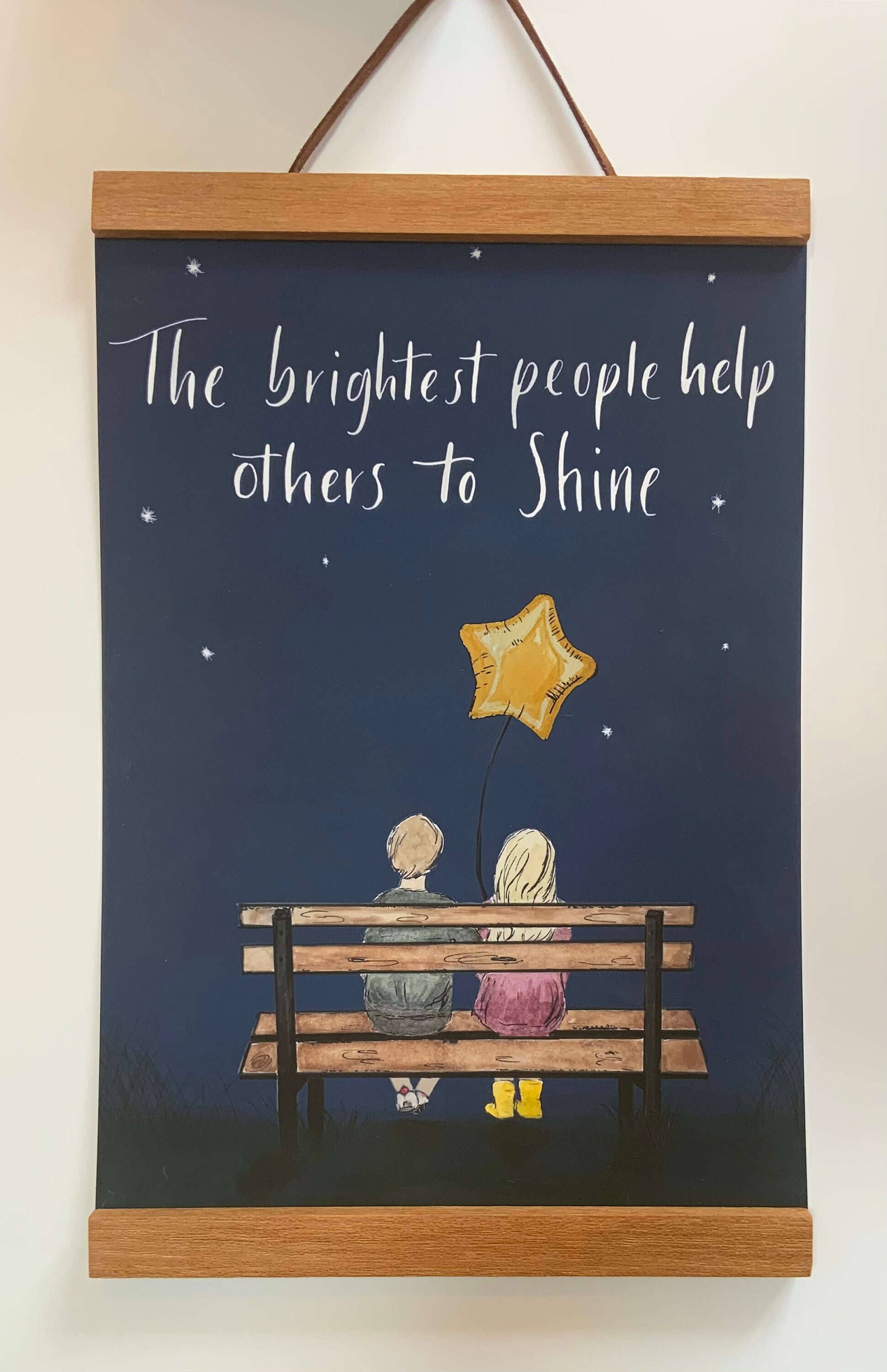 Positive Affirmation Childrens Shine Bright Art Print, Affirmation for ...