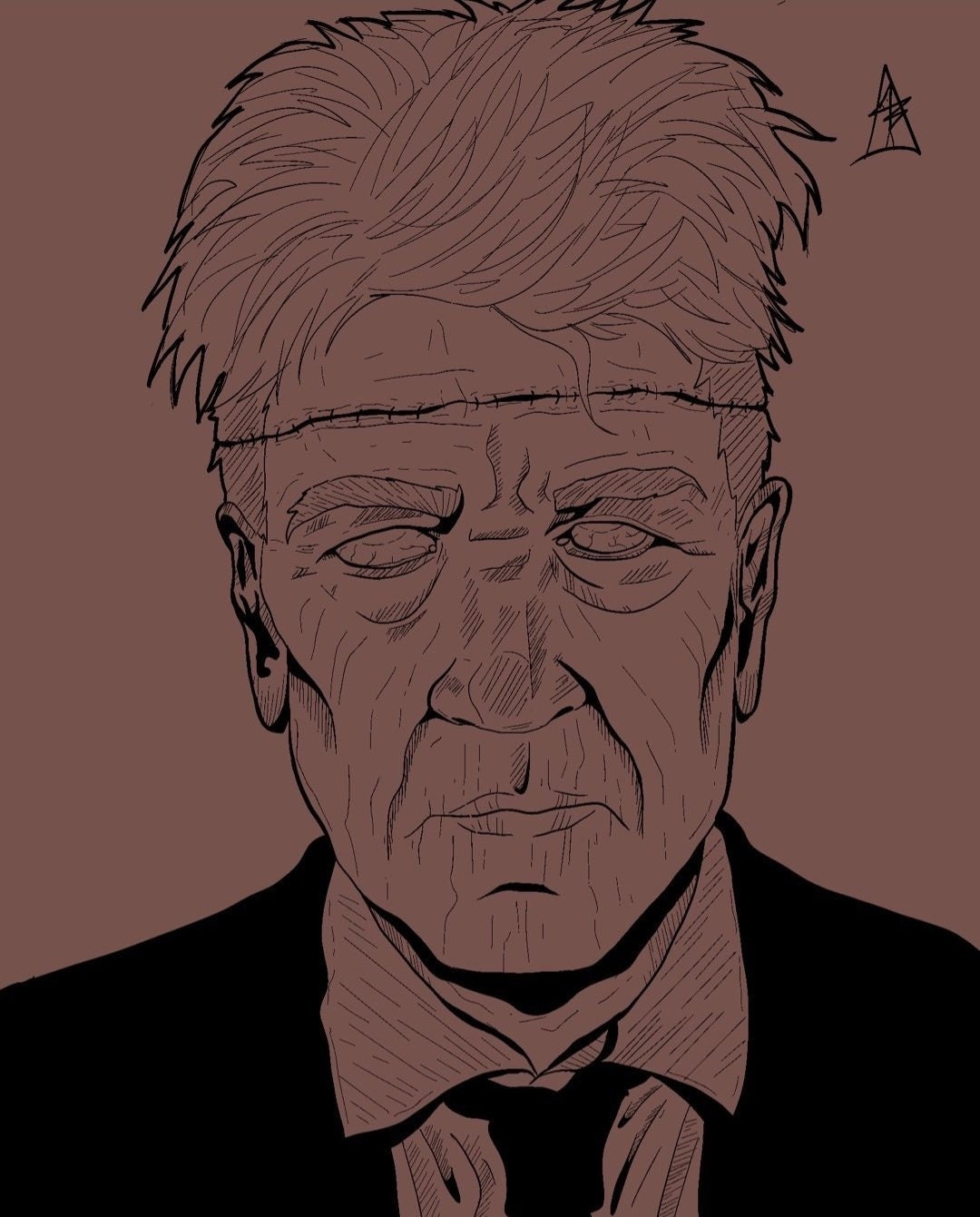 David Lynch - Horror Mini Print - Etsy