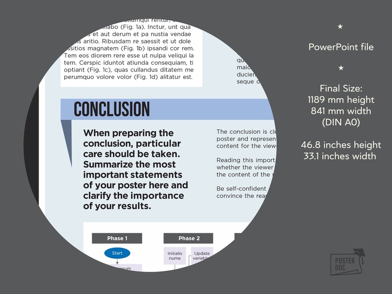 Research Poster Powerpoint Template - Academic Poster - Scientific ...