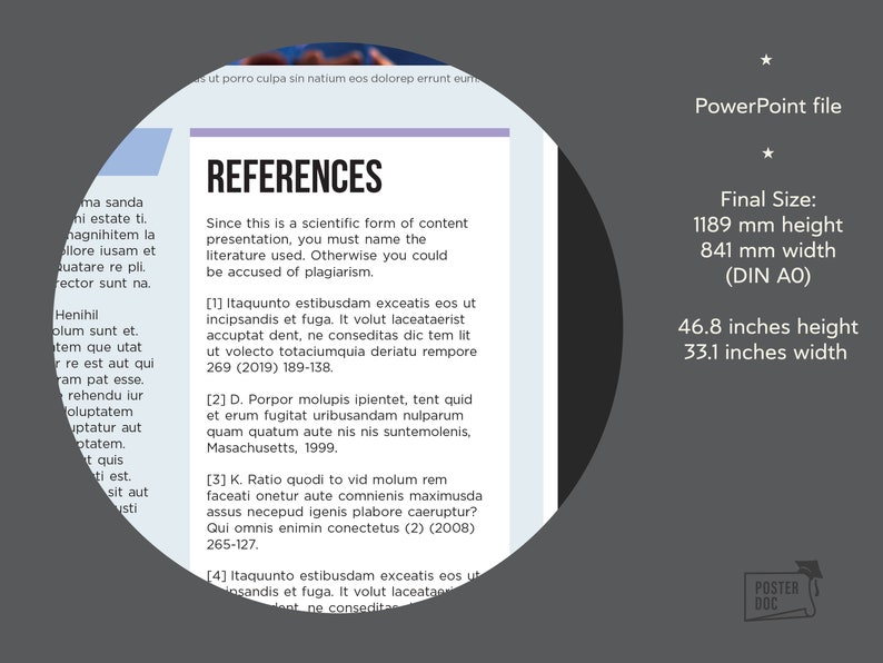 Research Poster Powerpoint Template - Academic Poster - Scientific ...