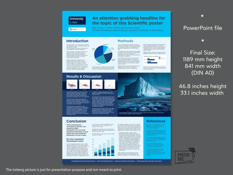Scientific Poster Powerpoint Template - Academic Poster - Scientific ...