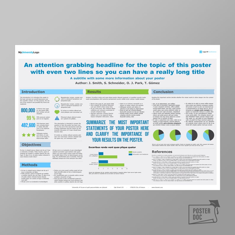 Scientific Poster Powerpoint Template - Etsy Australia