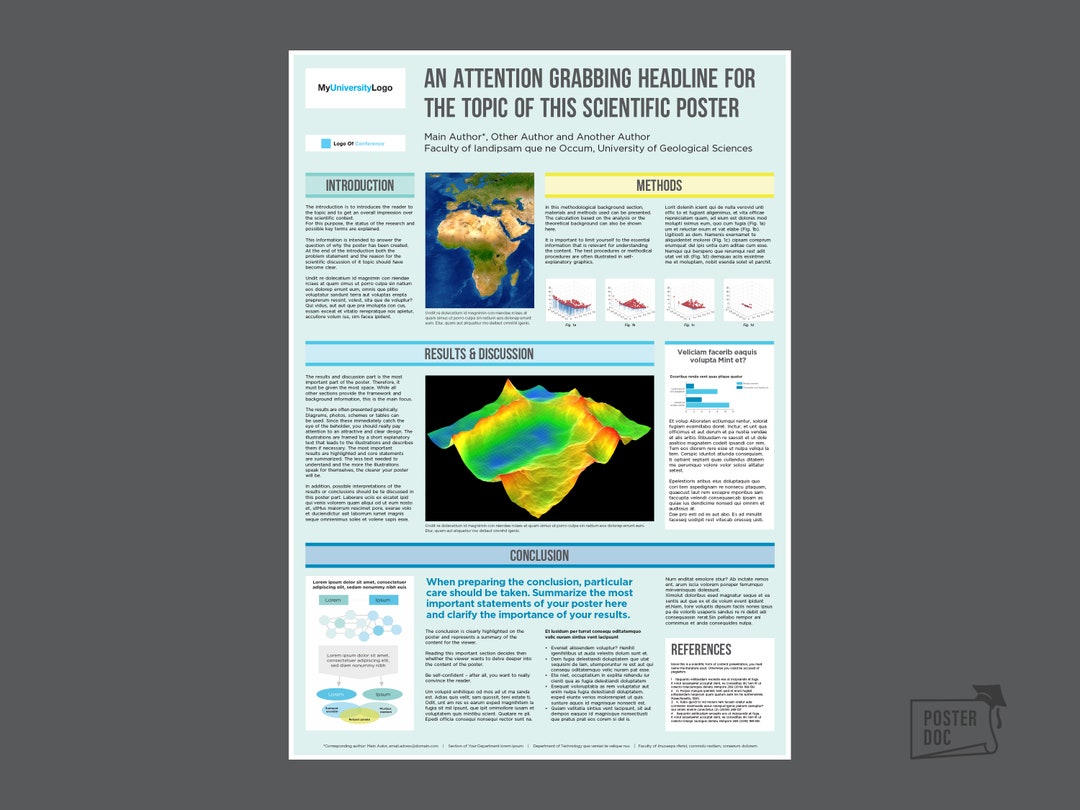 Scientific Poster Template - Research Poster Powerpoint Template ...