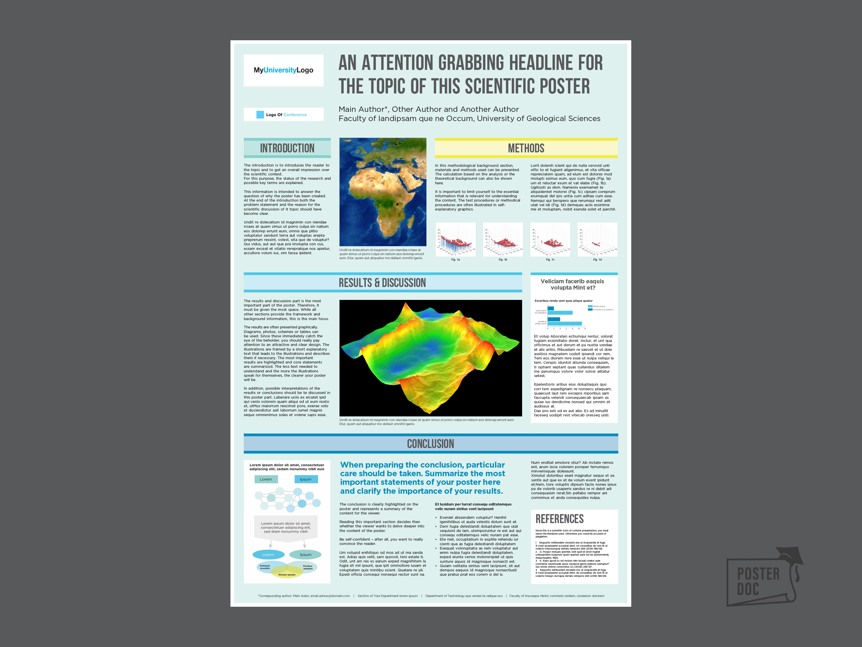Scientific Poster Template - Research Poster Powerpoint Template ...