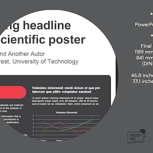 Research Poster Template - Academic Poster - Scientific Poster Template ...