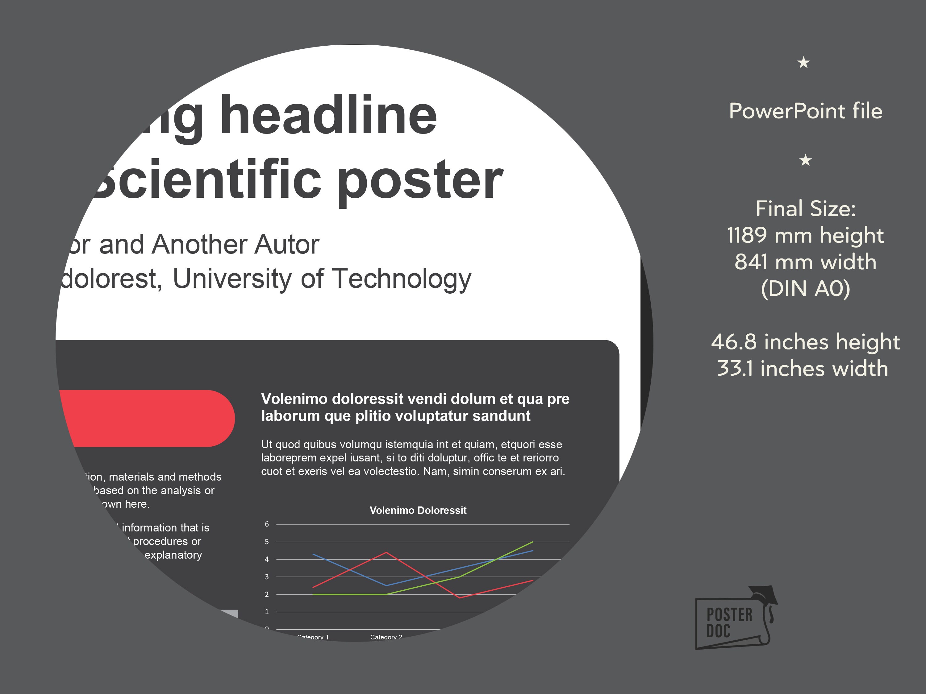 Research Poster Template - Academic Poster - Scientific Poster Template ...