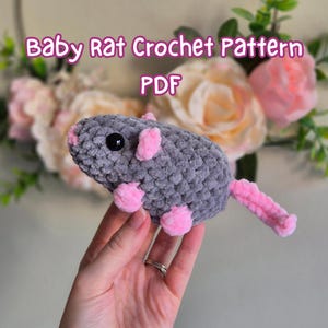 Baby Rat Crochet Pattern PDF / Quick and Easy Pattern - Etsy