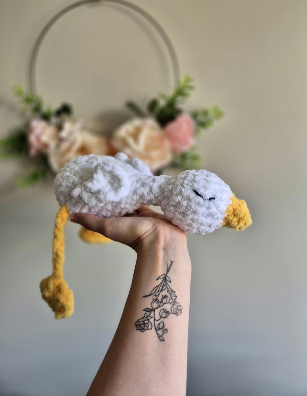 Sleeping Floppy Leg Goose Plushie Toys - Etsy