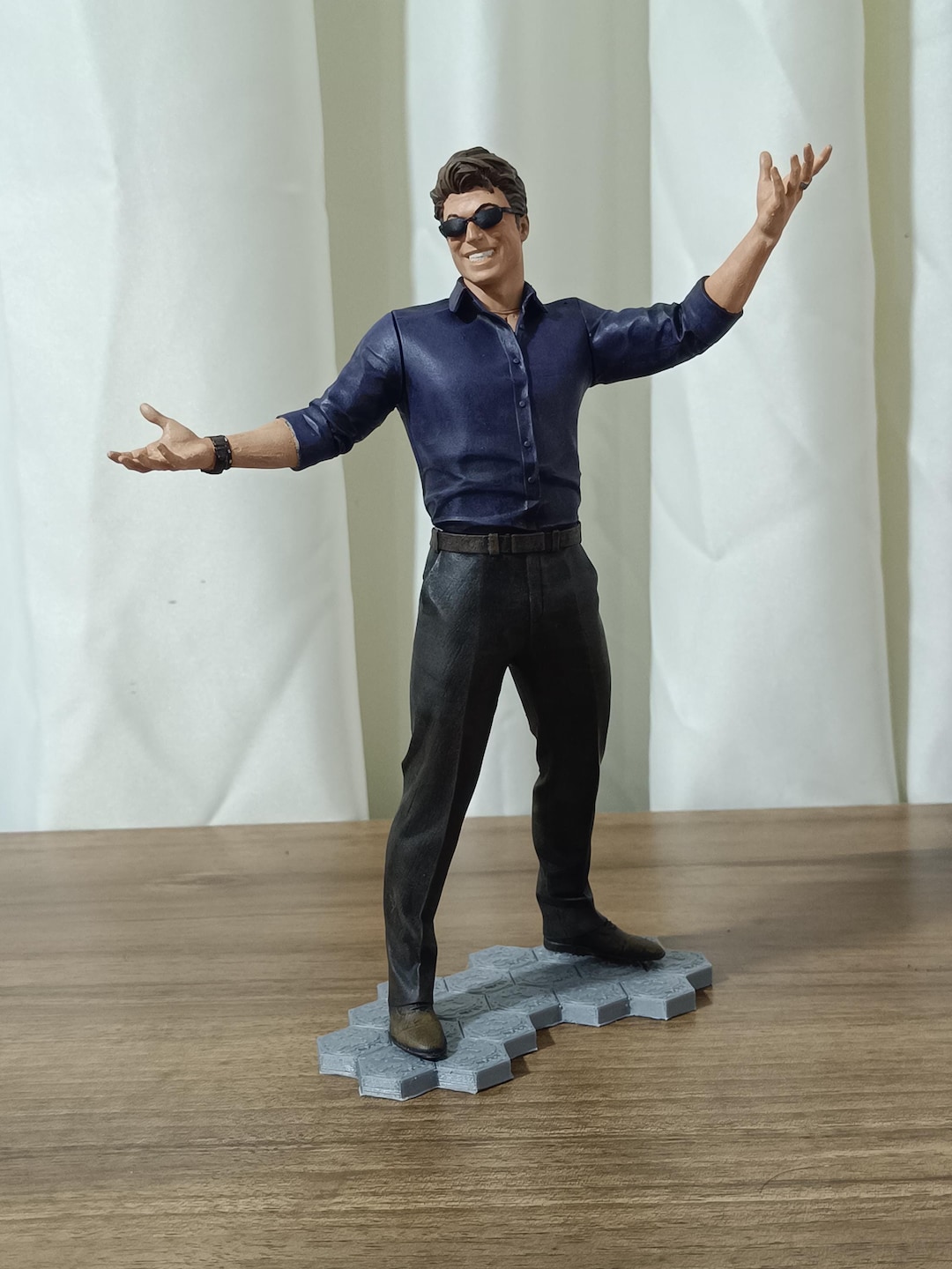 Handcrafted Johnny Cage Figure: 3D Printed Mortal Kombat Collectible ...