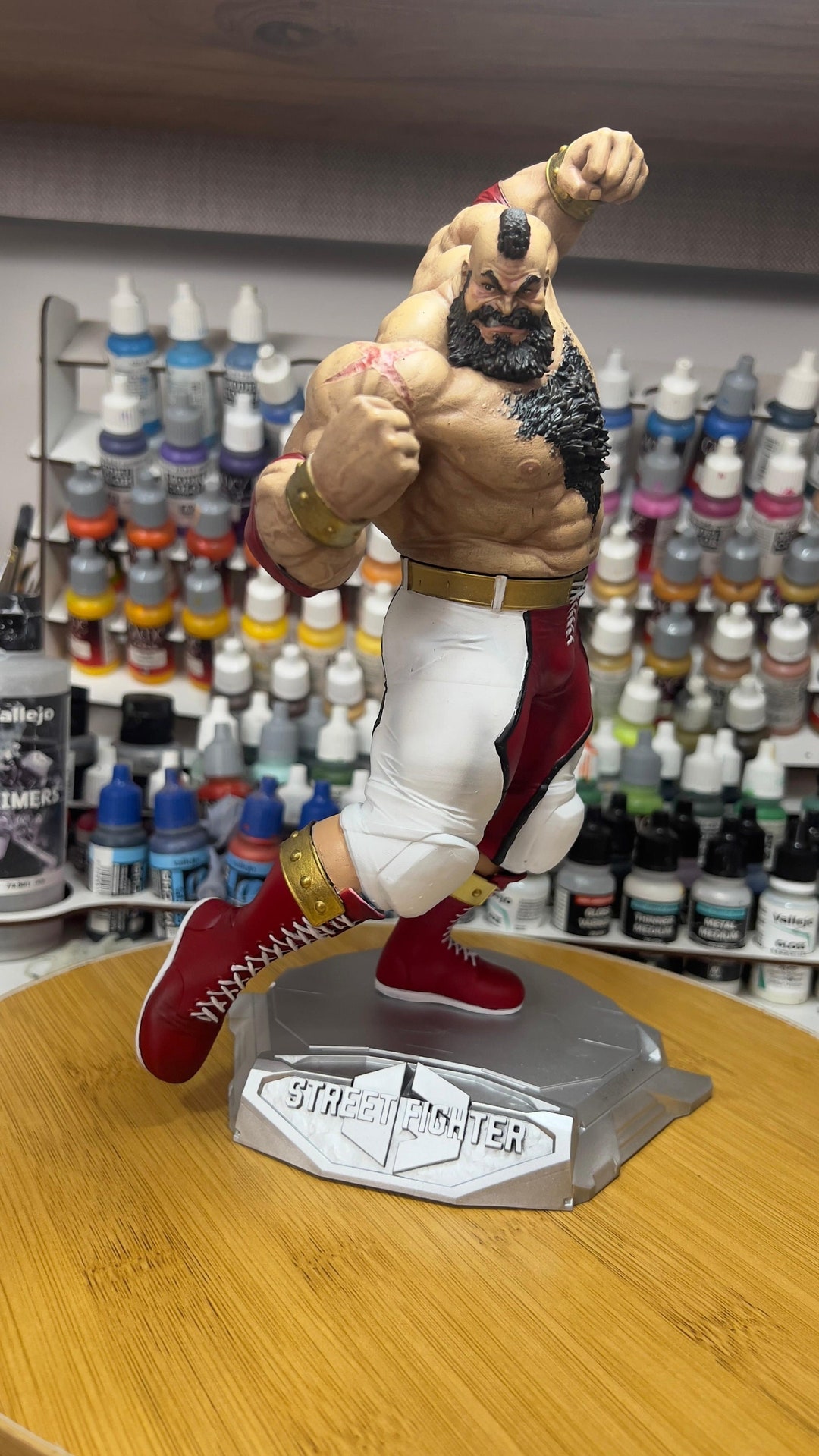 Street Fighter Zangief Figure - Hand-painted 27cm 3D Printed ...