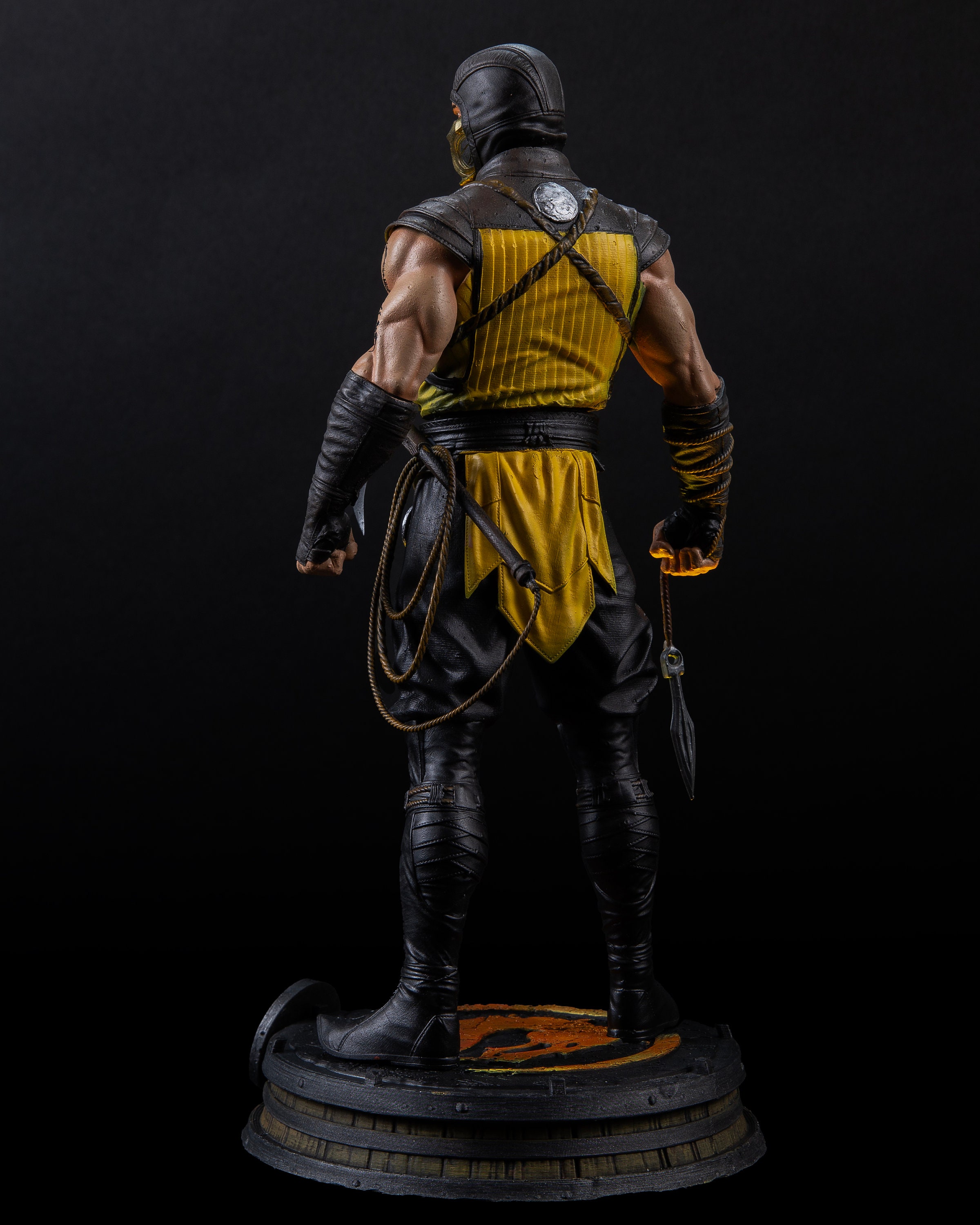 Mortal Kombat Scorpion Figure Mortal Kombat Character Statue, 25cm Hand ...