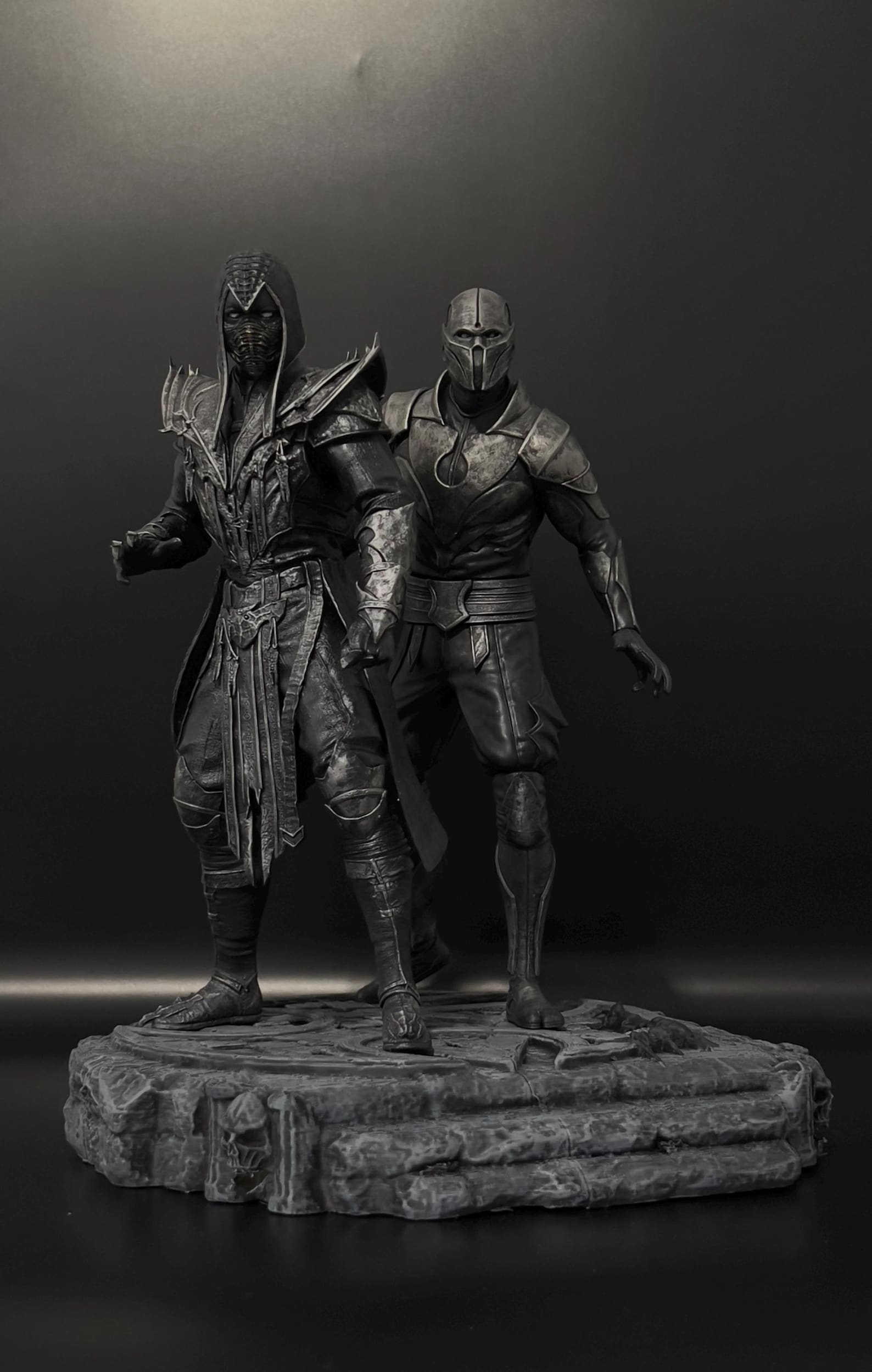 Noob Saibot & Clone Mortal Kombat Figure: Hand-painted 3D Printed ...