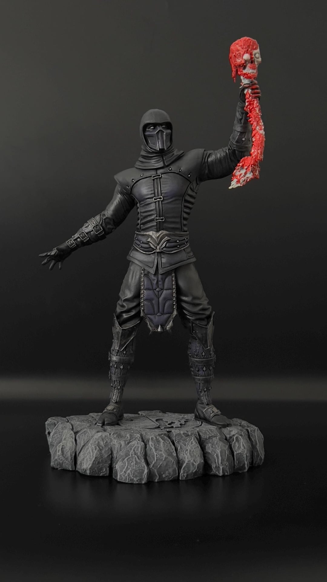 Handmade 25cm Noob Saibot Mortal Kombat Figure – 3D Printed, Hand ...