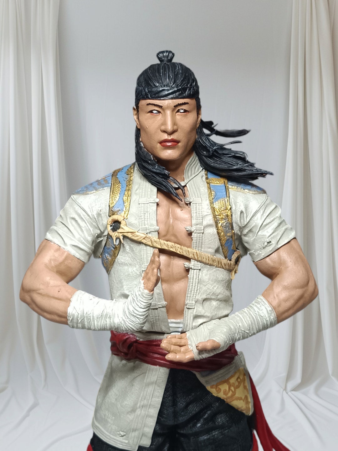 Liu Kang Collectible Figure - Mortal Kombat 11 Charactrer Statue - Hand ...