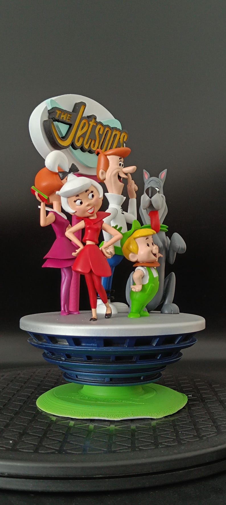 The Jetsons 3D Printed Figurine - Hand-painted 90s Cartoon Collectible ...