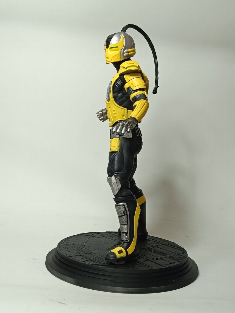 Hand-painted 3D Printed Cyrax Figure 25 Cm Mortal Kombat Collectible ...
