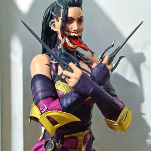 Hand-painted Mortal Kombat 12 3D Printed Mileena Figure - 22 Cm Mortal ...