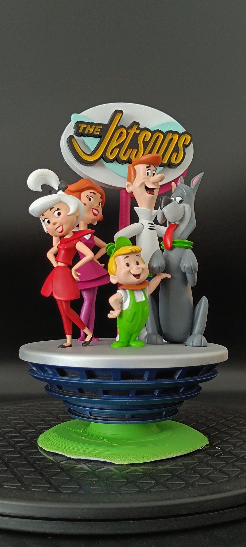 The Jetsons 3D Printed Figurine - Hand-painted 90s Cartoon Collectible ...