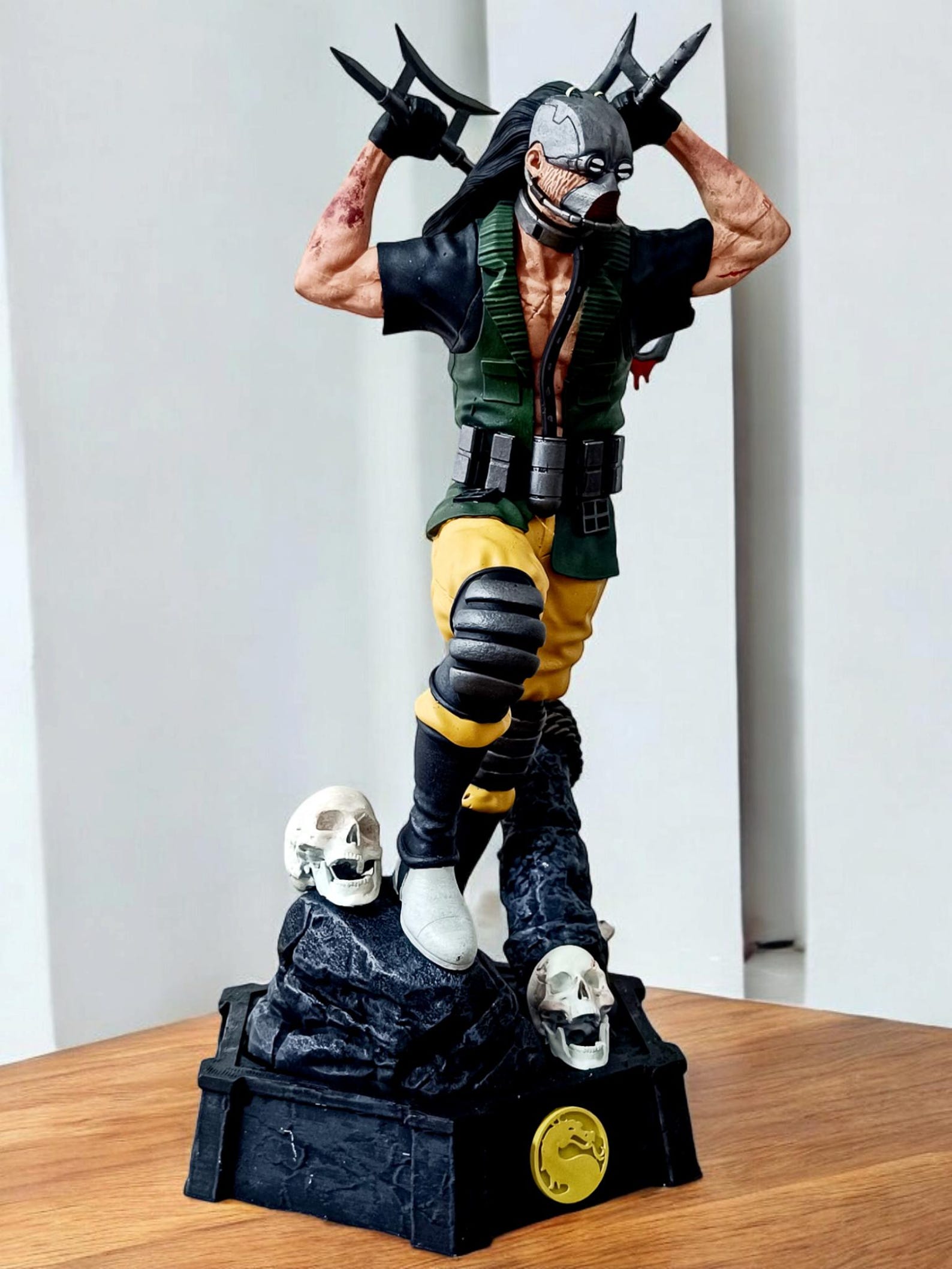 Mortal Kombat Kabal Figure 25 Cm Mortal Kombat Collectible, Hand ...