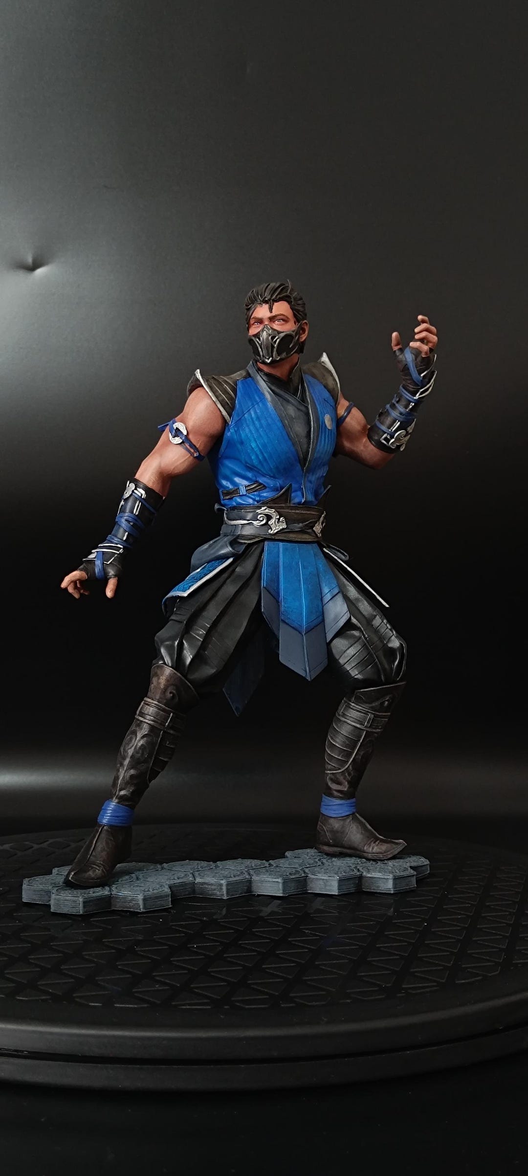 Handmade Sub-zero Figure – 23cm 3D Printed and Hand-painted Mortal ...
