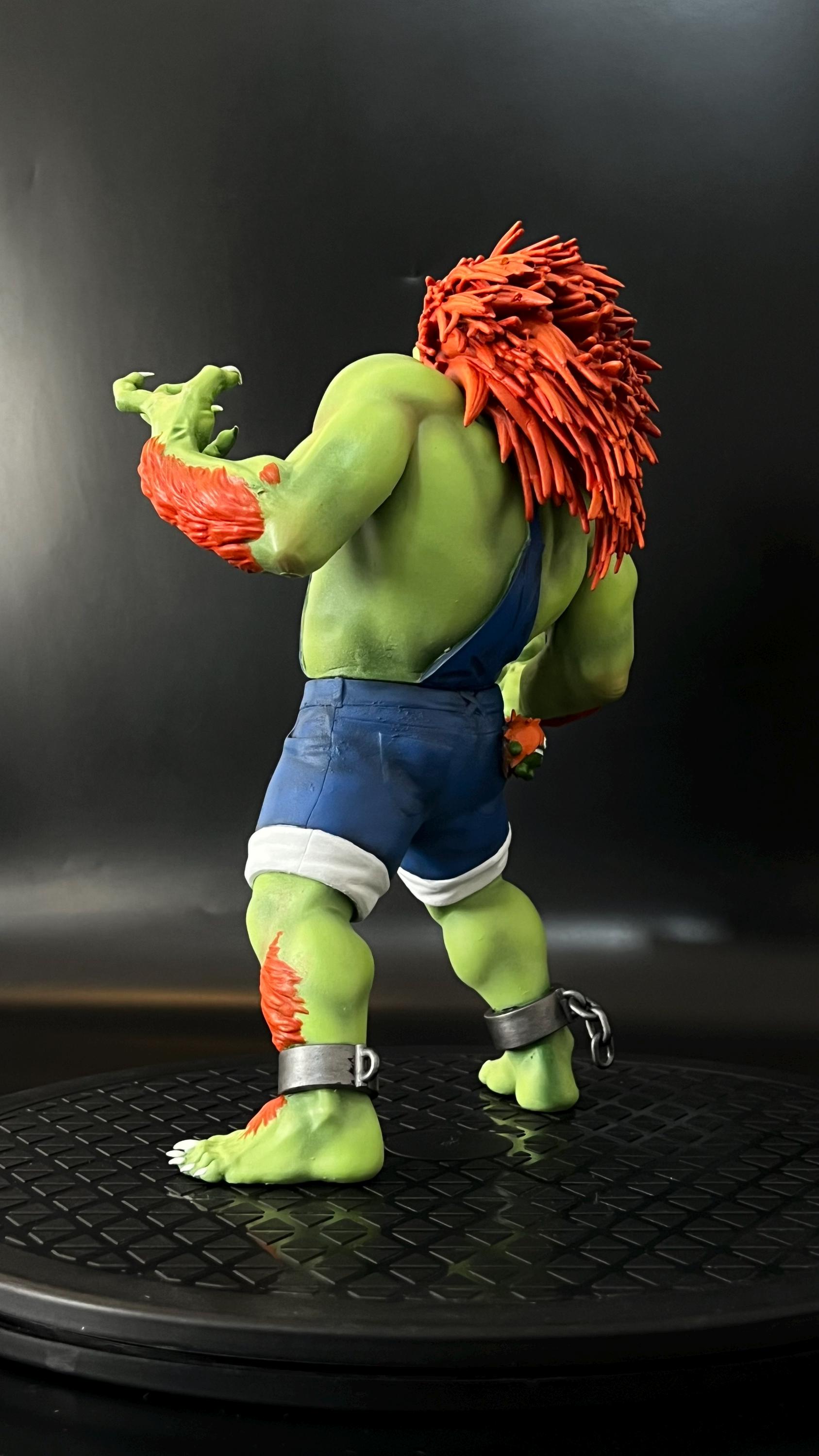 Street Fighter 6 - Blanka Figure - 25 Cm Handmade 3D Printed Statue ...