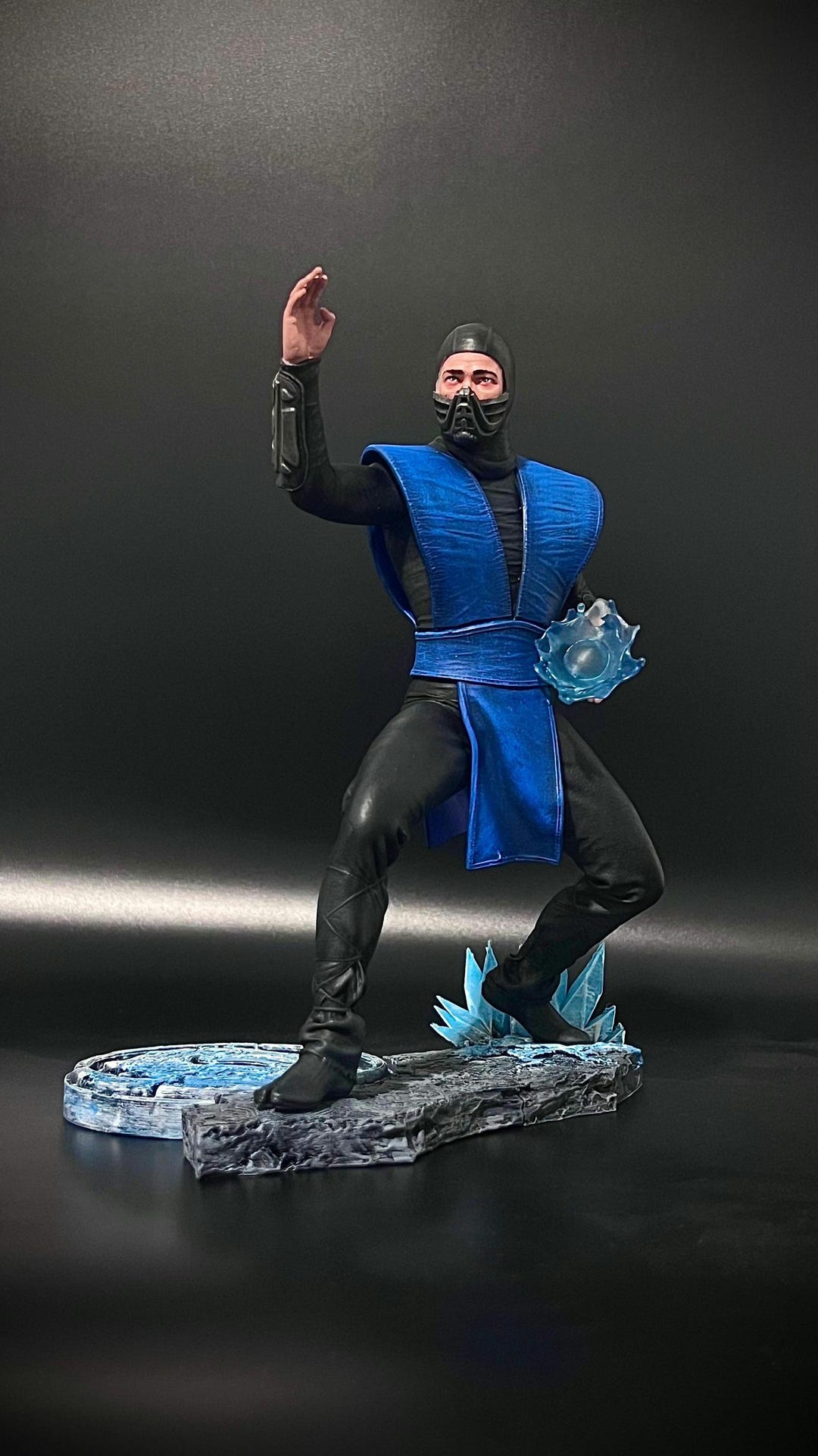 Handmade Sub Zero Action Figure: Mortal Kombat 1995 Movie Collectible ...