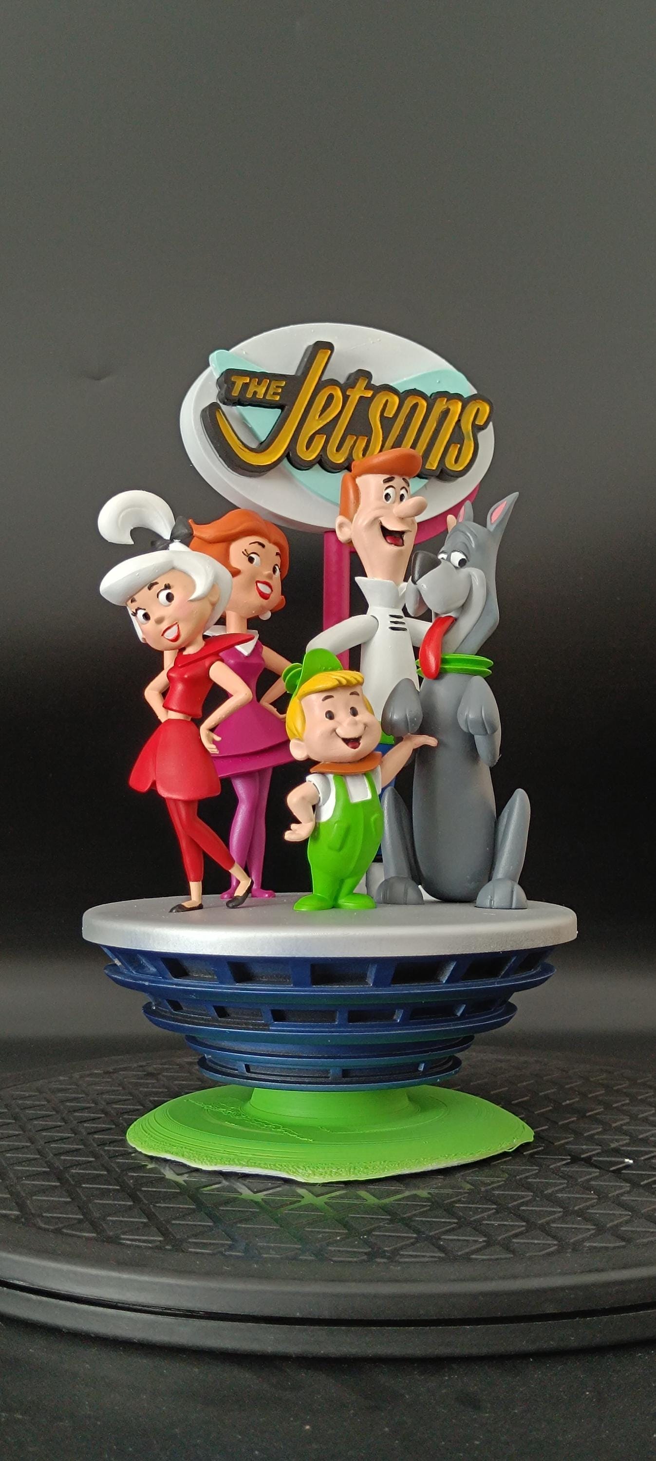 The Jetsons 3D Printed Figurine - Hand-painted 90s Cartoon Collectible ...