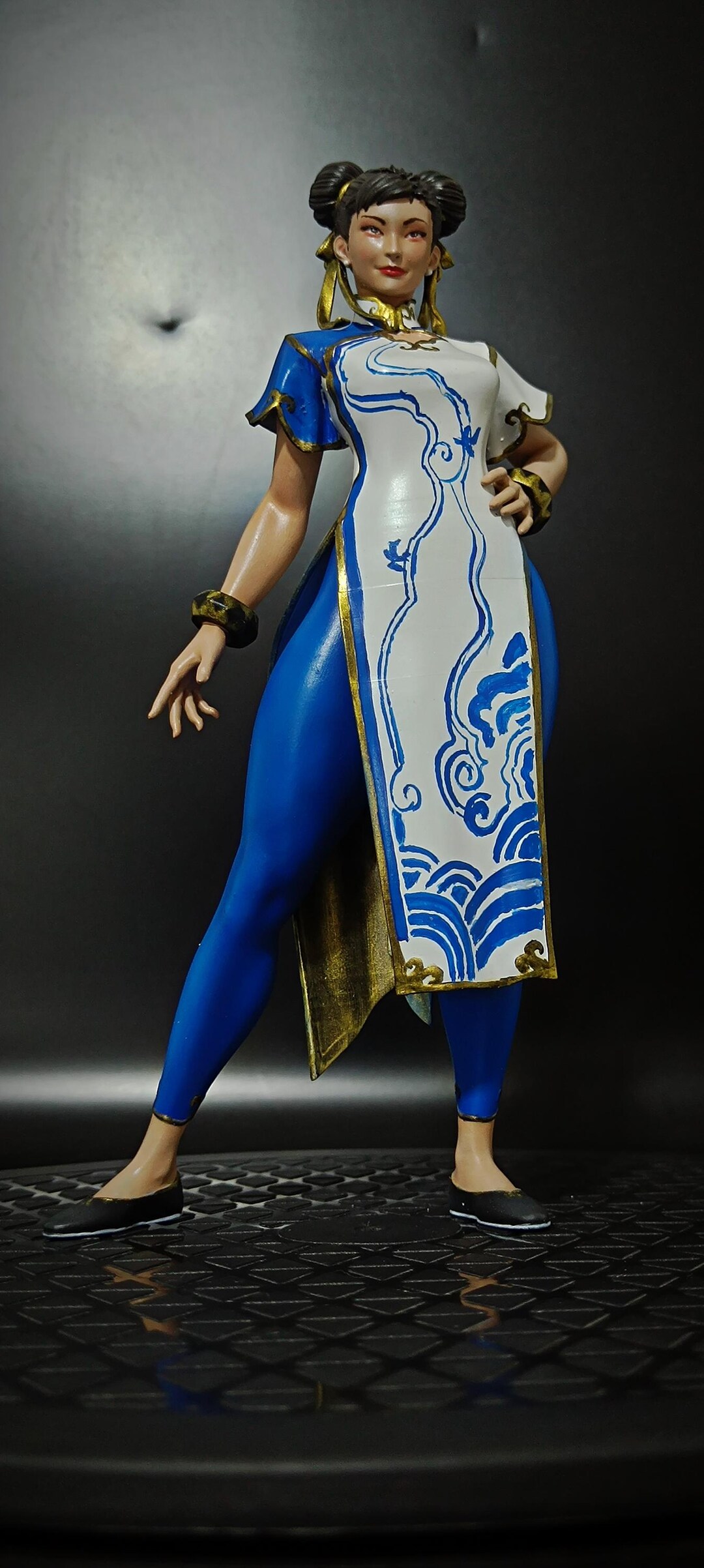 Handmade Chun-li Figure Street Fighter 6 | 22 Cm 3D Printed & Hand ...