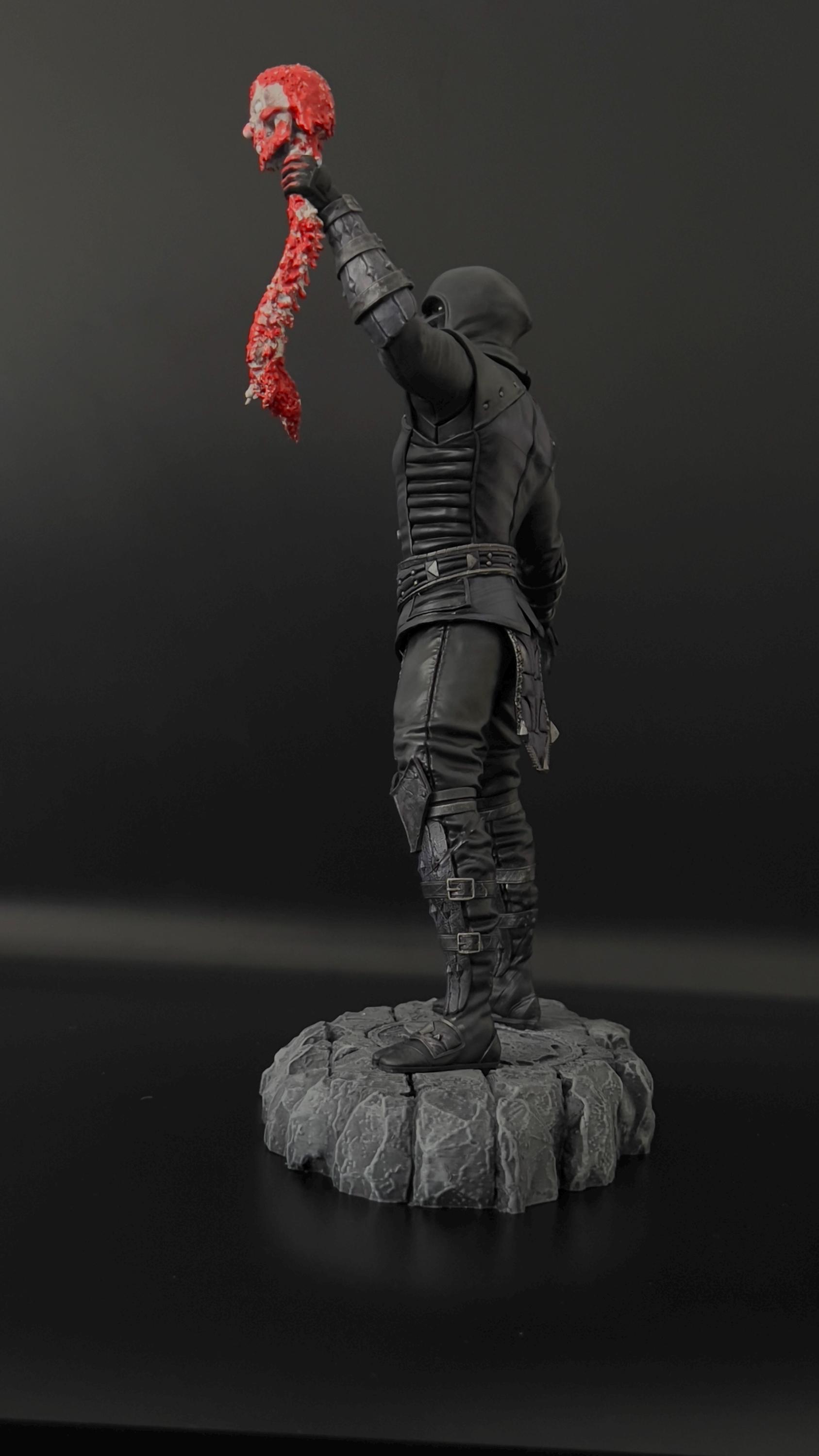 Handmade 25cm Noob Saibot Mortal Kombat Figure – 3D Printed, Hand ...