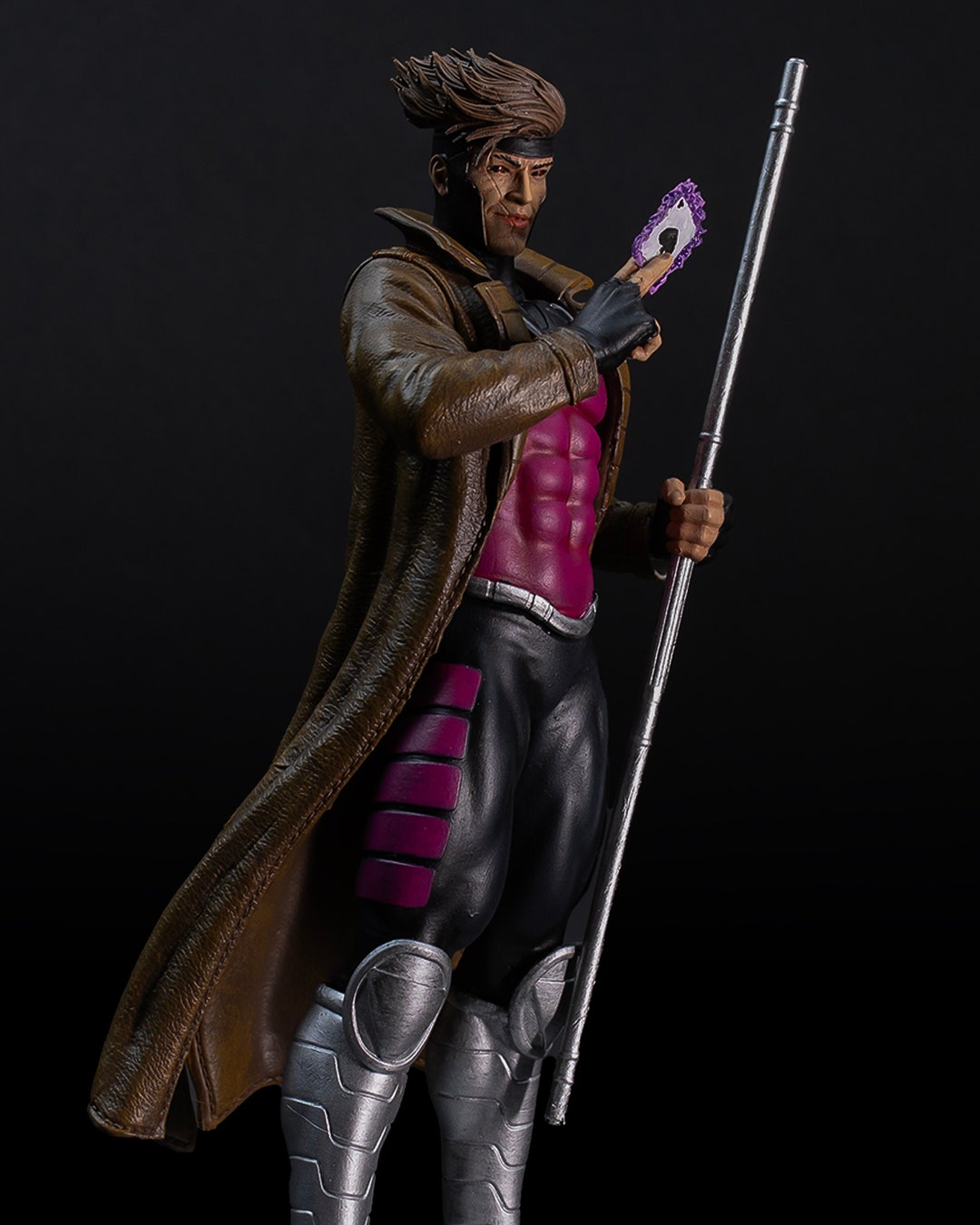 X-men Gambit Figurine - Hand-painted, 3D Printed, 20cm - X-men ...