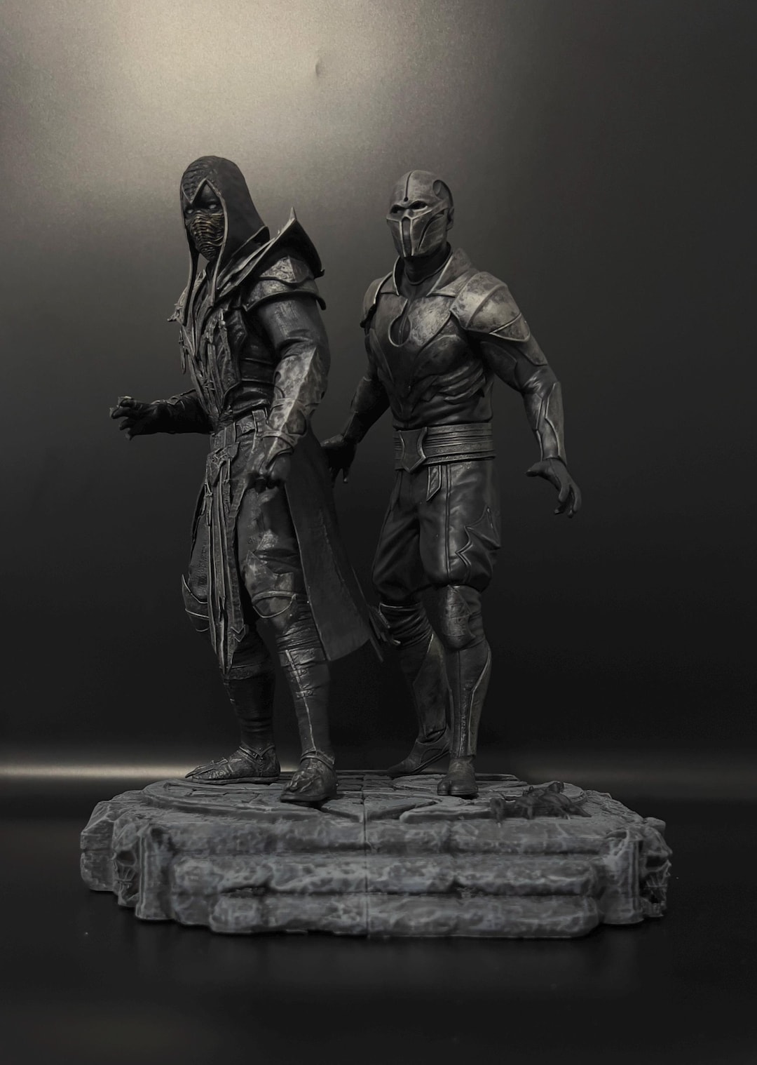Noob Saibot & Clone Mortal Kombat Figure: Hand-painted 3D Printed ...