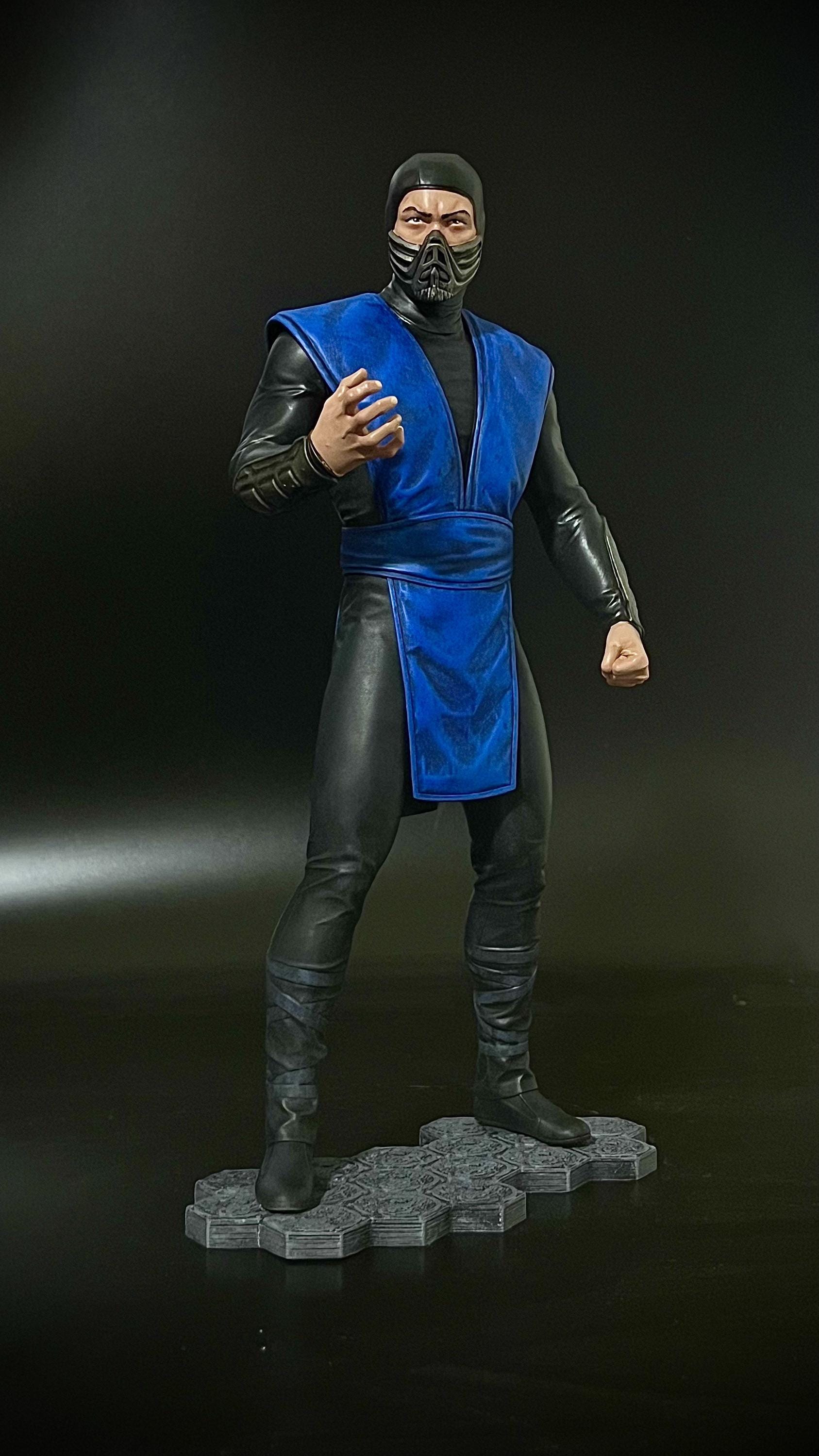 Handmade 3d-printed Sub Zero Figure: Mortal Kombat 1995 Movie ...