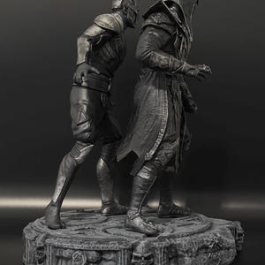 Noob Saibot & Clone Mortal Kombat Figure: Hand-painted 3D Printed ...