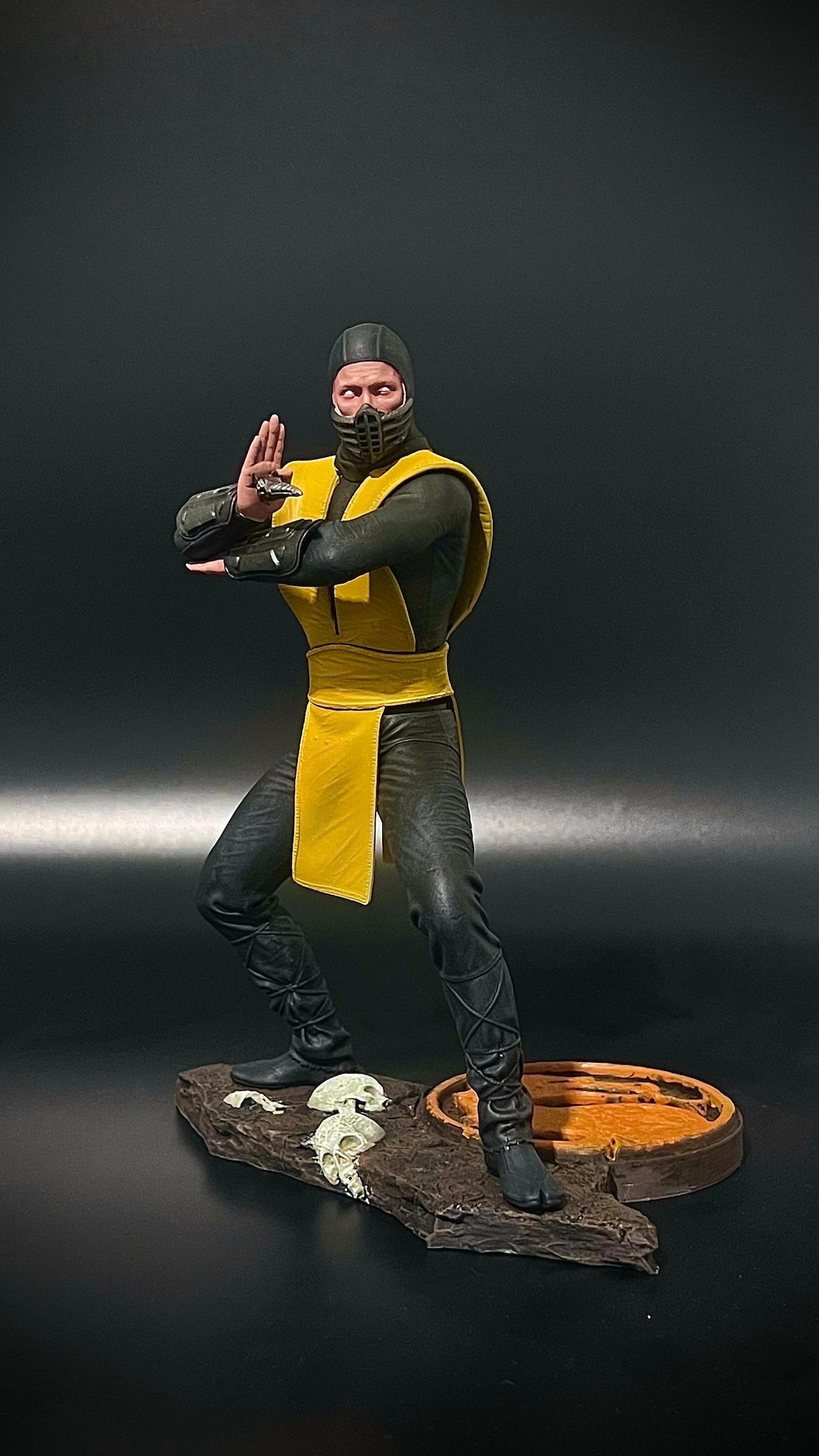 Handmade Scorpion Figure - Mortal Kombat 1995 Movie Collectible, Hand ...