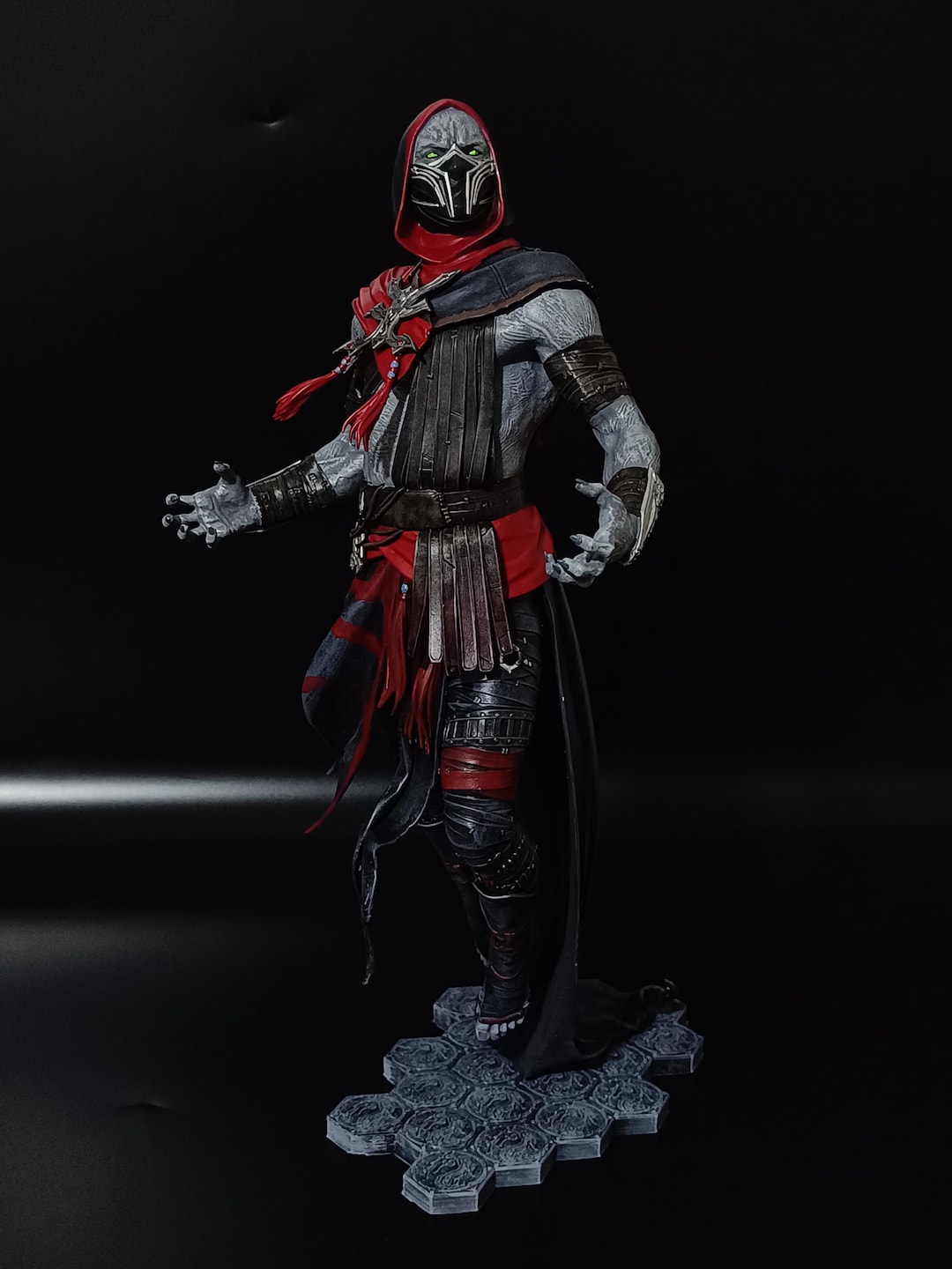 Handmade MK 1 Ermac Figure - 30 Cm 3d-printed Mortal Kombat Collectible ...