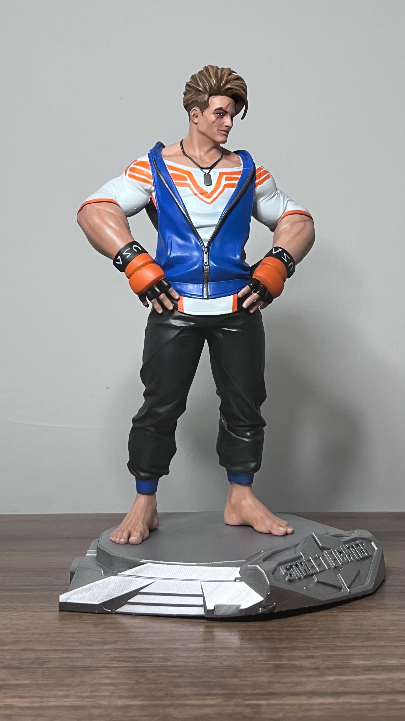Street Fighter 6 - Luke Figure – 3D Printed & Hand-painted Collectible ...