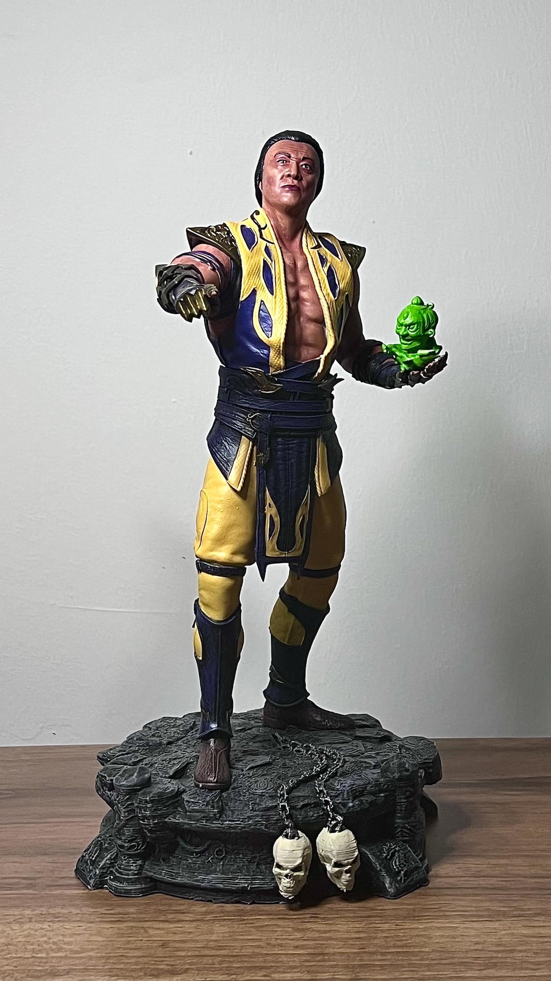 Handmade 26 Cm Shang Tsung Figure – 3D Printed & Hand-painted Mortal Kombat 11 Collectible ...