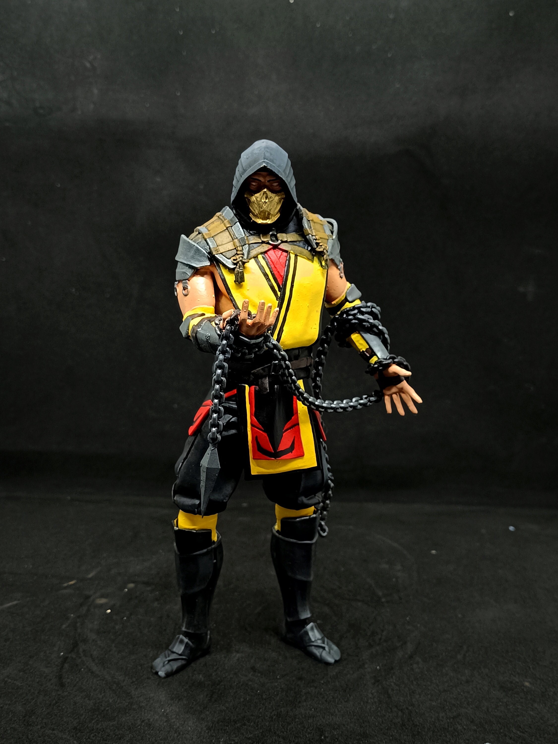 Mortal Kombat 11 Scorpion Statue 20 CM Height Etsy