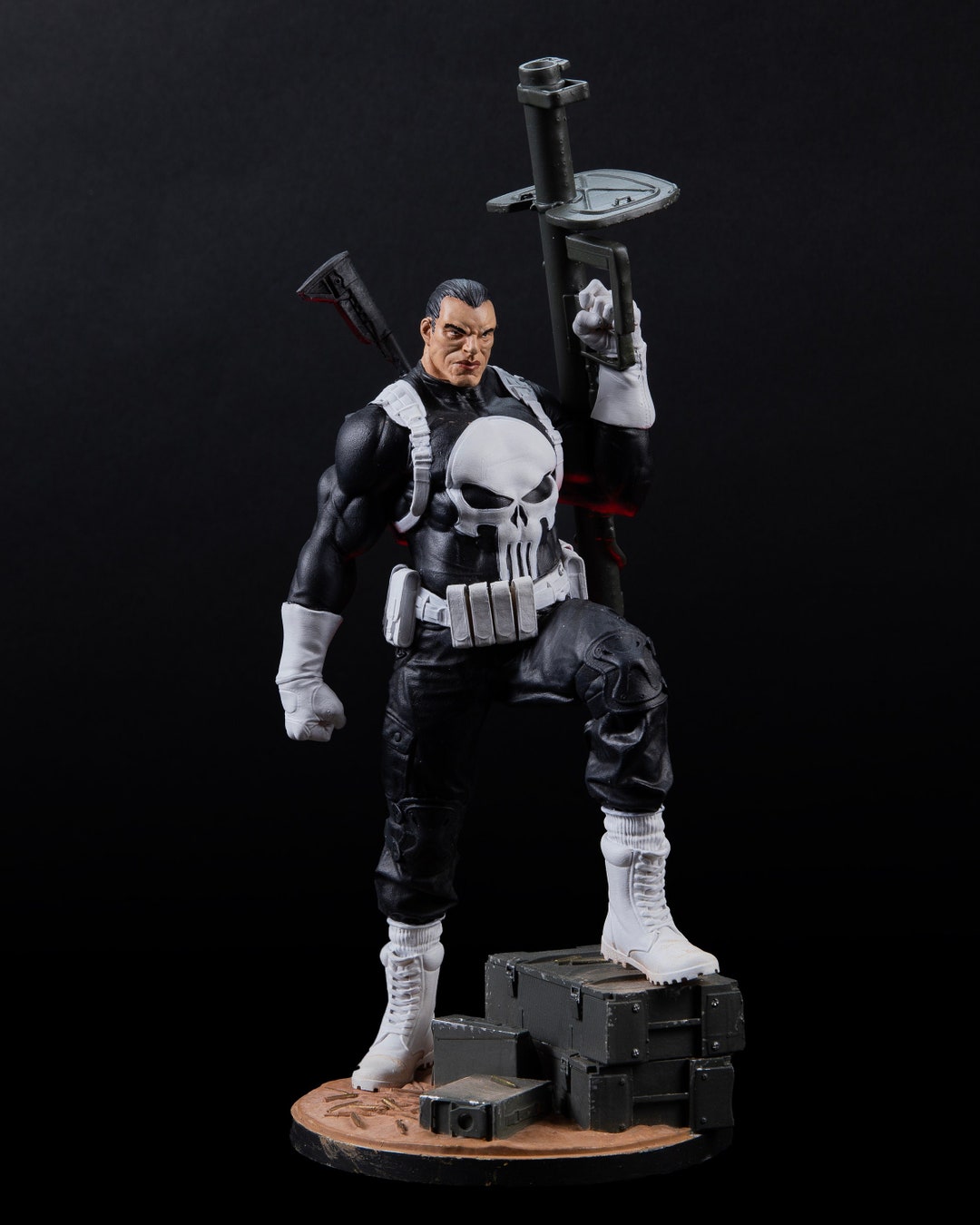 Handcrafted Punisher Figure - Marvel Universe's Ruthless Justice ...