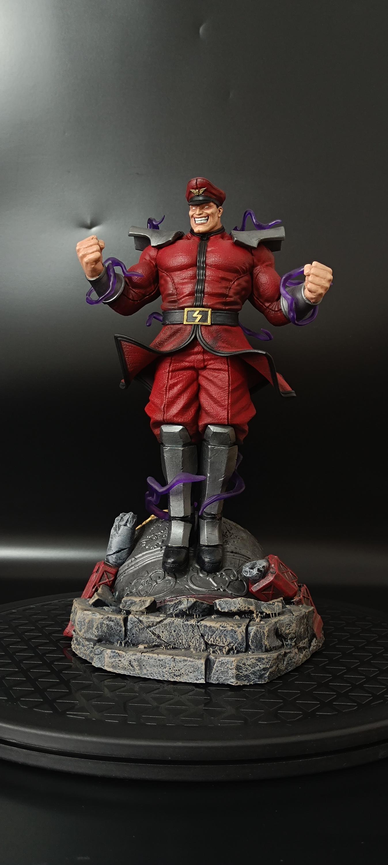 Handcrafted M. Bison Figure: 3D Printed Street Fighter Collectible - Etsy