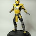 Hand-painted 3D Printed Cyrax Figure 25 Cm Mortal Kombat Collectible ...